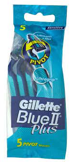 GILLETTE BLUE II RAZOR PLUS PIVOT 5PK /144 | PJ DISTRIBUTORS