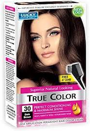 LUCKY HAIR COLOR #30 DARK BROWN /12 | PJ DISTRIBUTORS