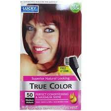 LUCKY HAIR COLOR #50 MED.AUBURN/12 | PJ DISTRIBUTORS