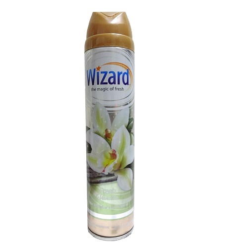 WIZARD AIR Freshener Spray Fresh Vanilla 10oz /12 | PJ DISTRIBUTORS