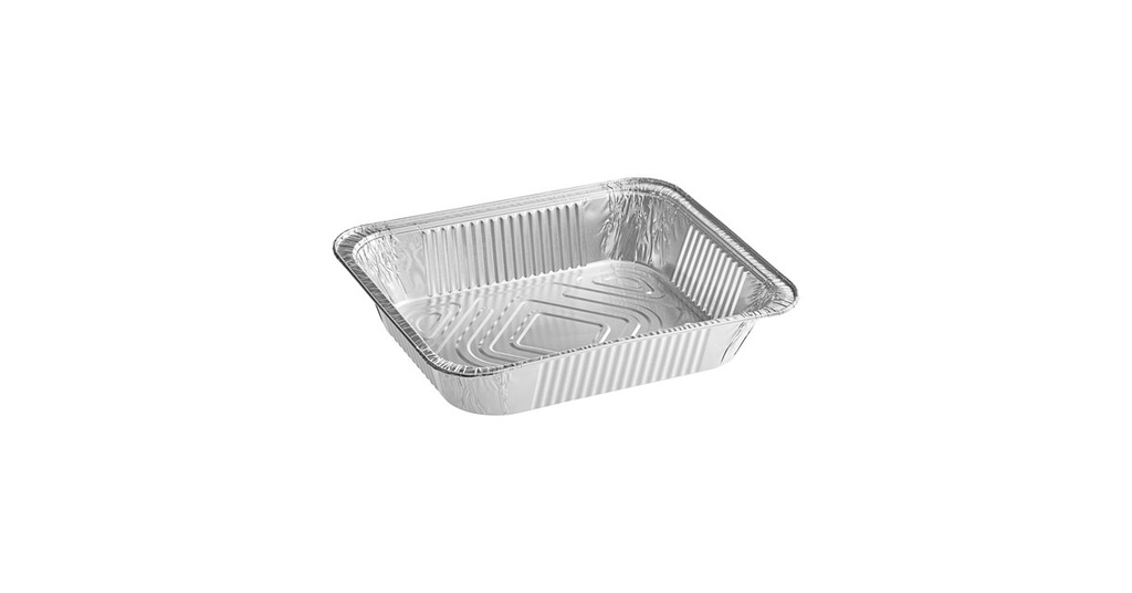 ALUMINUM TRAY 1/2 DEEP RECT. 50PK /BOX #1054 | PJ DISTRIBUTORS