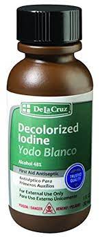 DLC YODO BLANCO / Decolorized IODINE 2% 1oz /12 5/25 | PJ DISTRIBUTORS