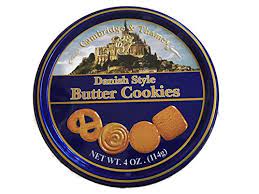 DANISH STYLE BUTTER COOKIES assorted 12oz box /12 | PJ DISTRIBUTORS