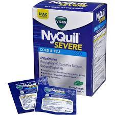 Nyquil Severe Cold & Flu Box 32pk x 2's /20 exp 2/26 | PJ DISTRIBUTORS