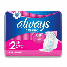 ALWAYS CLASSIC MAXI SUPER 9ct (FUSIA) /16 | PJ DISTRIBUTORS